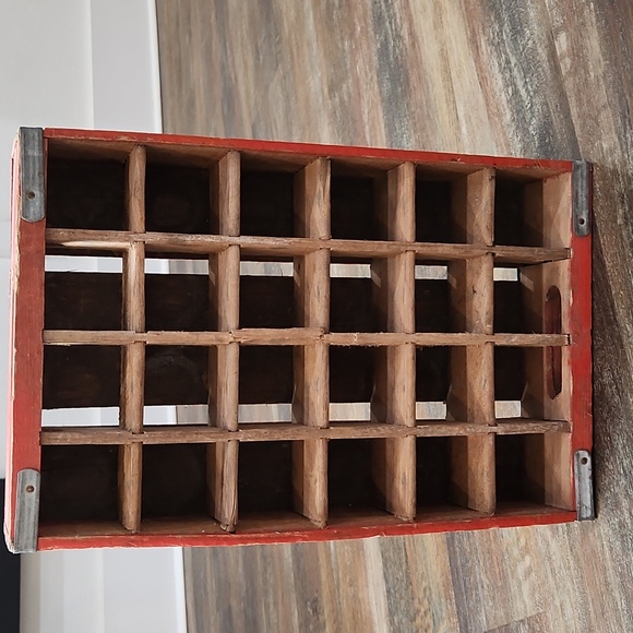 Coke | Accents | Vintage Enjoy Coca Cola Wood Devided 24 Bottle Crate ...